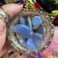 Tumbled Blue Chalcedony - Stone of forgiveness, anger and hostility ...