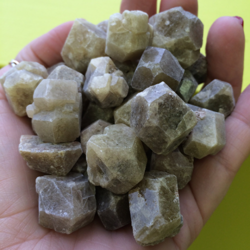 Grossularite Green Garnet for business success and purification of energy