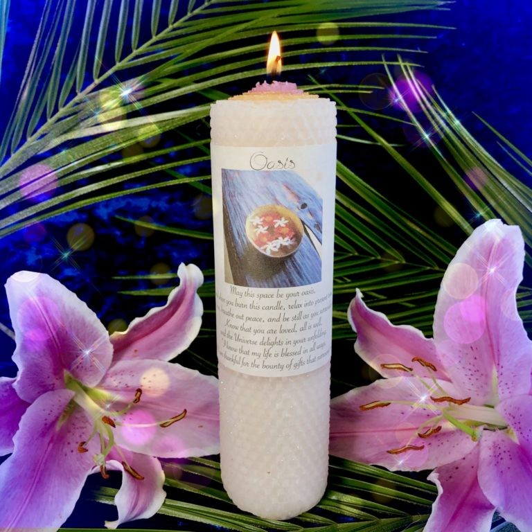 Sage Goddess Archangel Intention Candles for celestial guidance