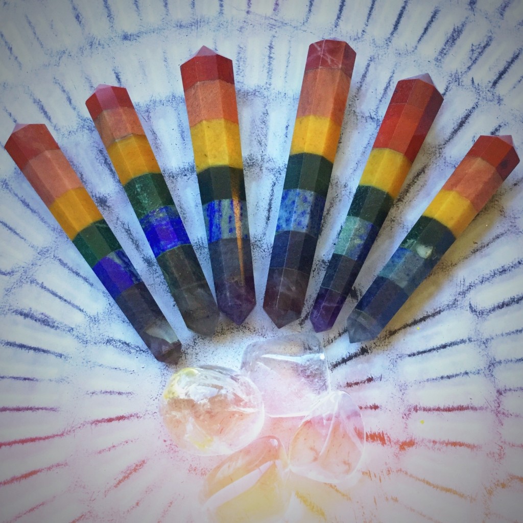 Double-Terminated Chakra Wand to heal and rejuvenate all seven energy ...
