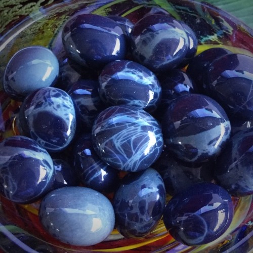 Tumbled Spiderweb Obsidian for honoring the duality of light and dark ...
