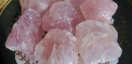 Natural Rose Quartz chunk - Sage Goddess