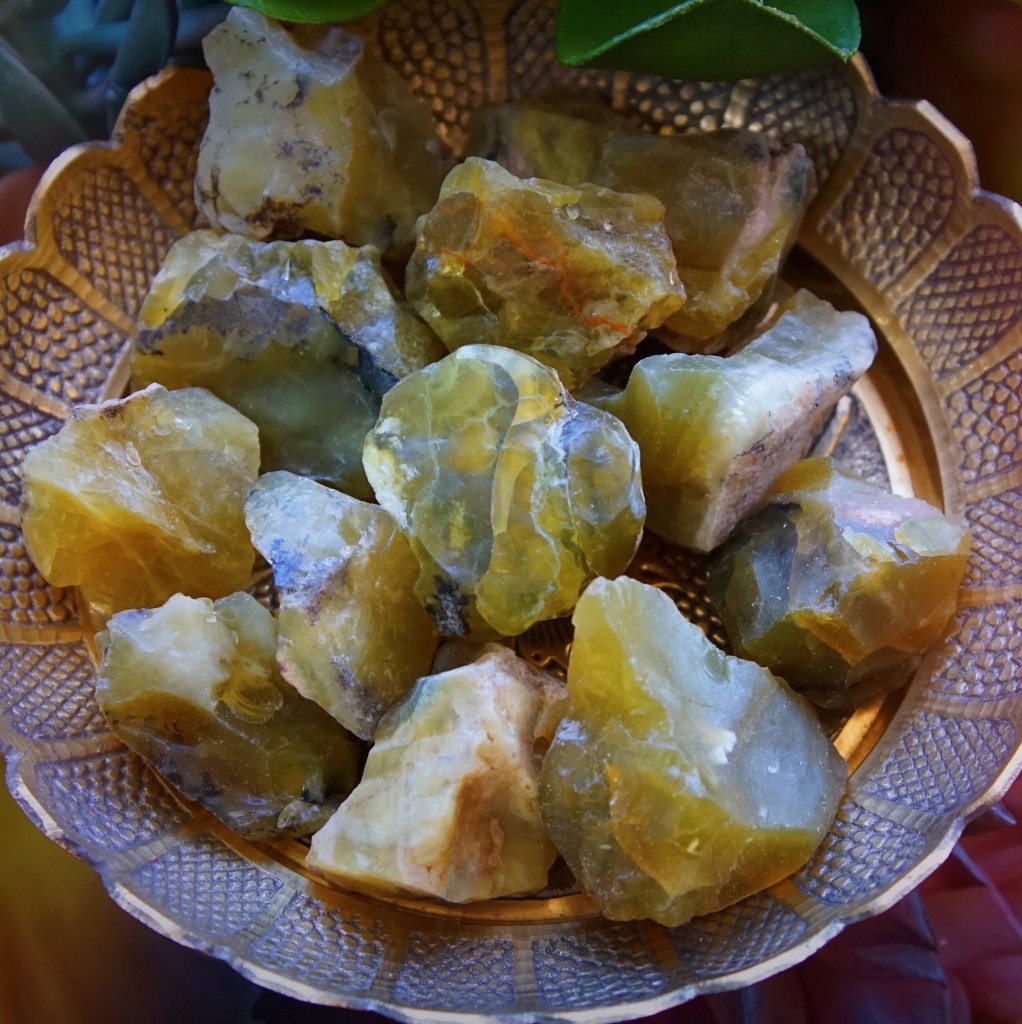 Rare African Golden Prehnite Specimens for powerfully healing the ...
