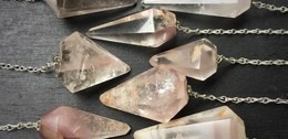 Lithium Quartz Pendulums for wisdom about things unknown - Sage Goddess