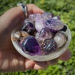 Tumbled Brandberg Amethyst for healing and spiritual realignment
