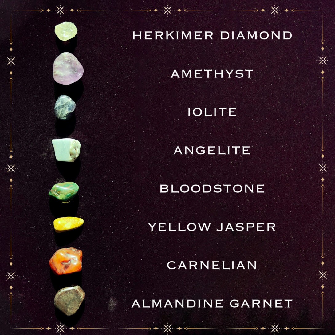 Sage Goddess Athena’s Crystal Healing Basics Video Class and Gem Set