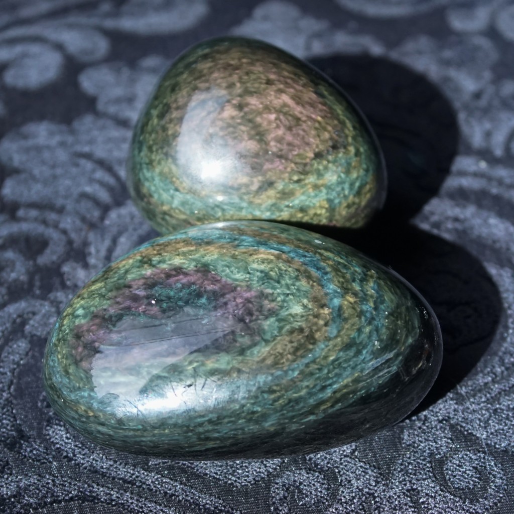 Obsidian Palm Stones - Rainbow, Sheen, and Velvet