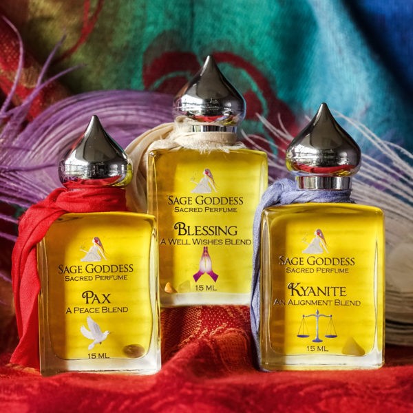 Balanced Blessings Perfume Trio for alignment, peace, and wellness