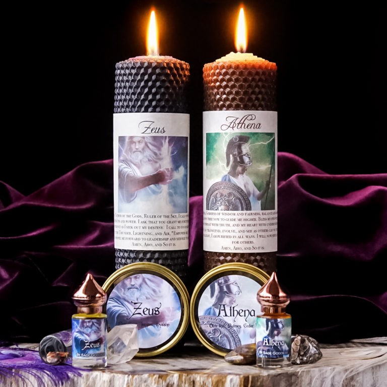 January Full Moon Kits to honor Athena and Zeus