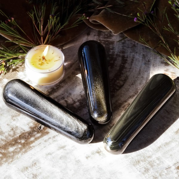 Obsidian Protection Wands for shielding and integration work