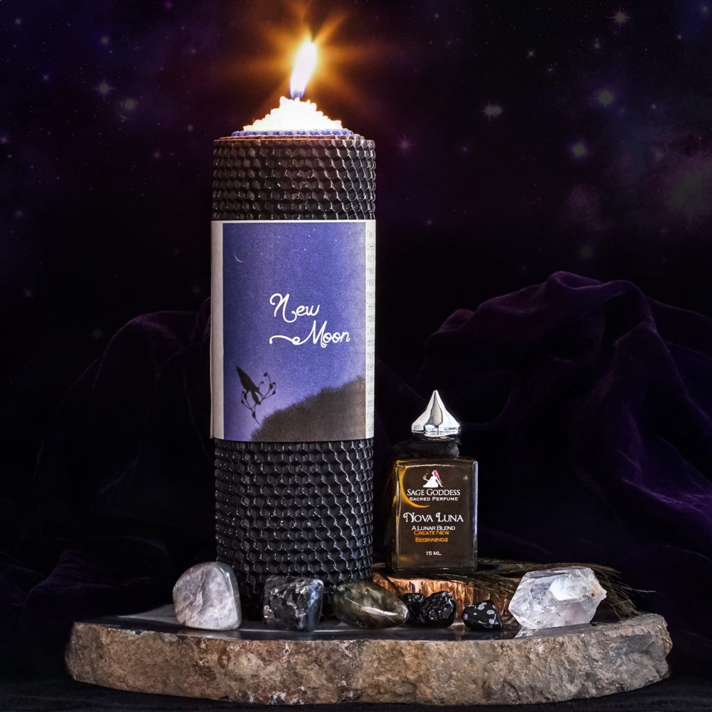 Dark Moon Ritual Set for invoking moon magic, beginnings and possibility