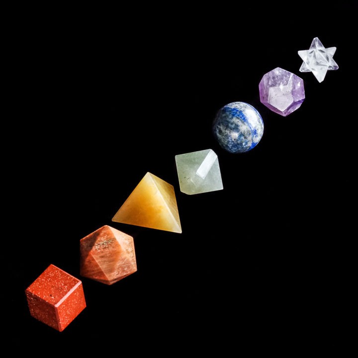 Chakra Sacred Geometry Set to align all seven chakra centers