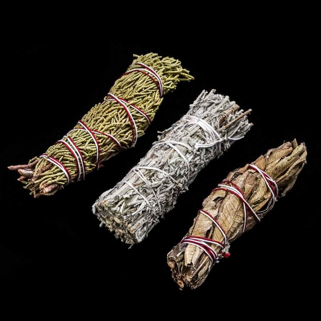 Smudge Bundle Trio for a variety of sacred herbs to purify your space