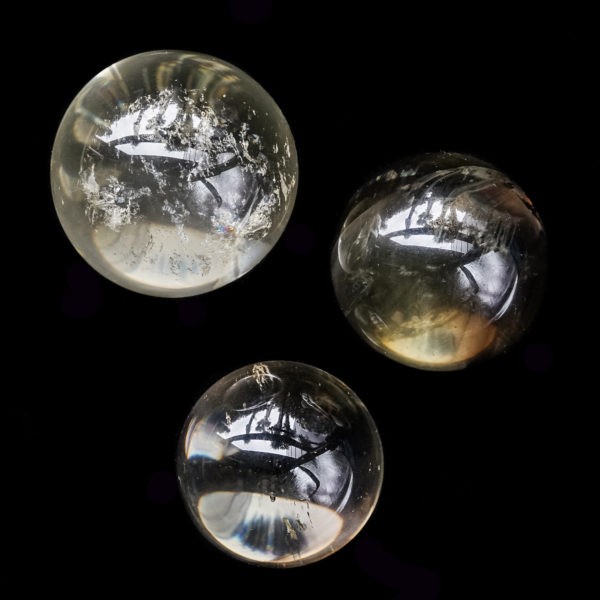 Citrine Spheres with Fortuna Perfume for major abundance