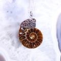 Fibonacci Ammonite Pendants for invoking the mystical math of Mother Nature