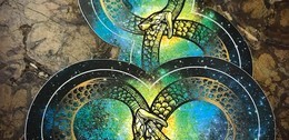 SG Ouroboros Stickers for eternal transformation and renewed energy