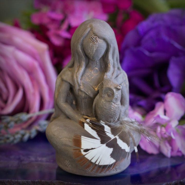 Athena Goddess Figurines for invoking the power of the goddess