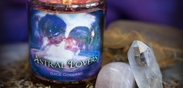 Astral Lovers Votives and Herb Satchels with Stones for invoking ...