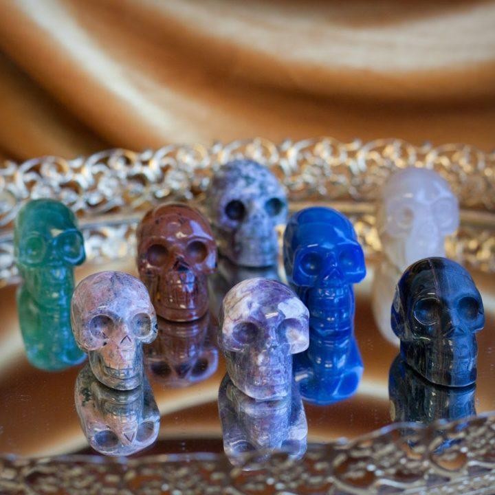 Intuitive Gemstone Skulls to help recall the wisdom of the ancients