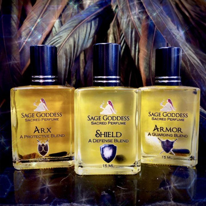 Divine Protection Perfume Trio to shield you during energy work