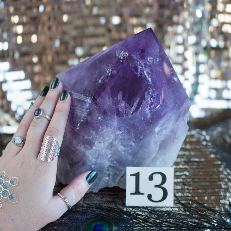 Huge Phantom Amethyst Points for peace and divine clearing