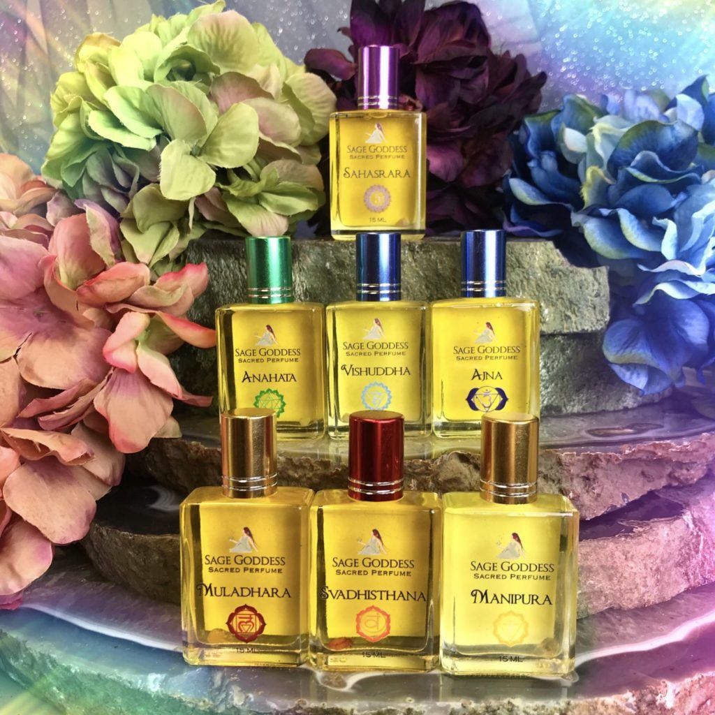 9 Chakra Perfume Set for complete energetic alignment