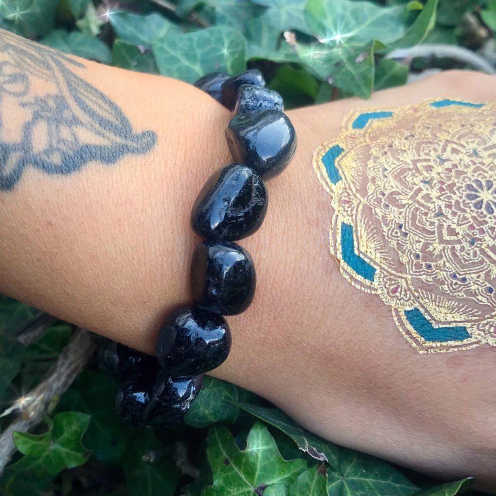 Black Tourmaline Protection Bracelets for shielding and empowerment