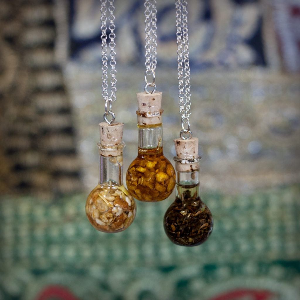 Ayurvedic Vial Pendants for bringing powerful alignment and balance