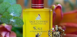 Kali Perfume with Mini Brass Kali Statue for powerful spiritual growth