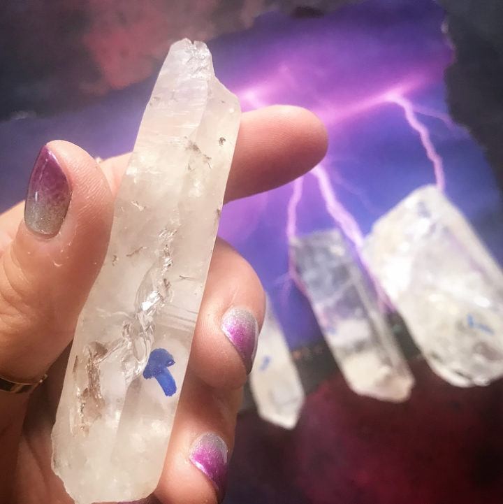 Lightning Strike Quartz for Higher Realm magic
