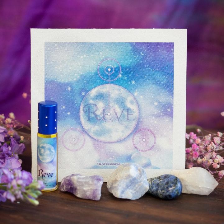 Ultimate Sleep Gemstone Set and Gridding Canvas for deep relaxation
