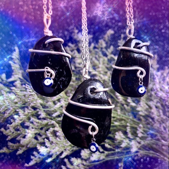 Wire-Wrapped Protection Pendants for safety, stability, and affirmation