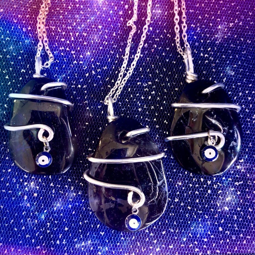 Wire-Wrapped Protection Pendants for safety, stability, and affirmation