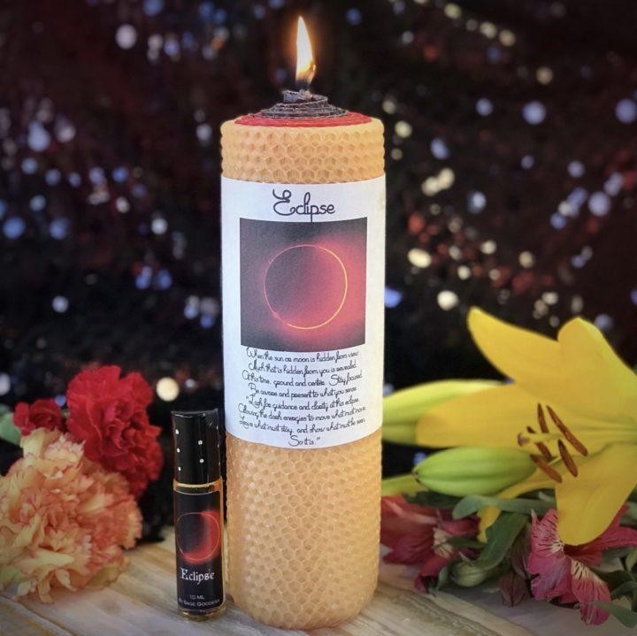 Eclipse Candle and Perfume Duo for inner exploration and expansion