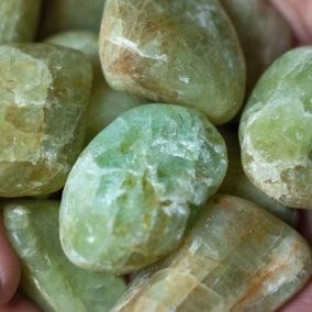 Tumbled Heliodor for revitalization, confidence, and solar magic