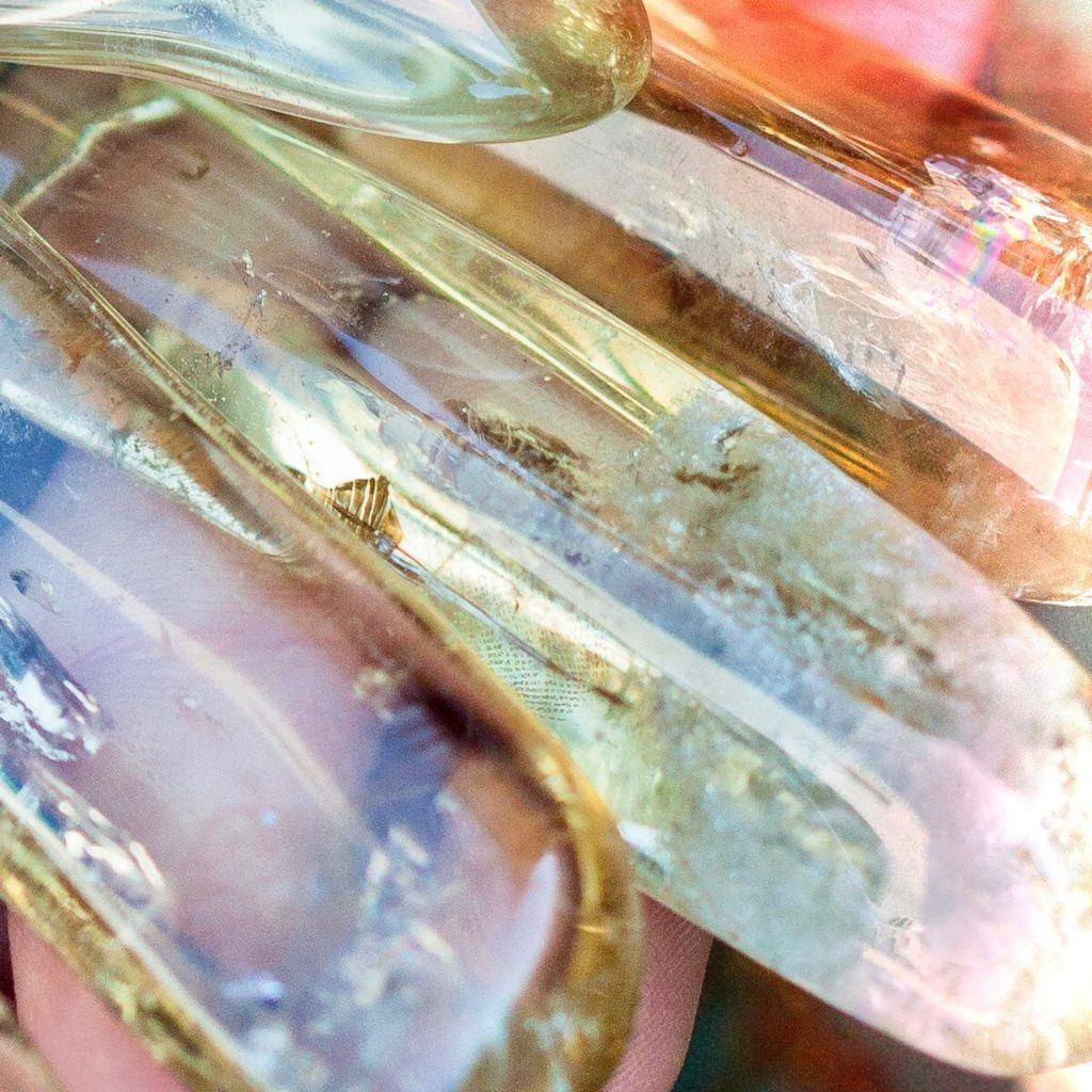 Congo citrine wands for strength of will, enhanced creativity, and ...