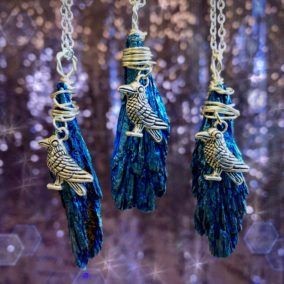 Shadow Protection Pendants for banishing fear, protection, and deep healing