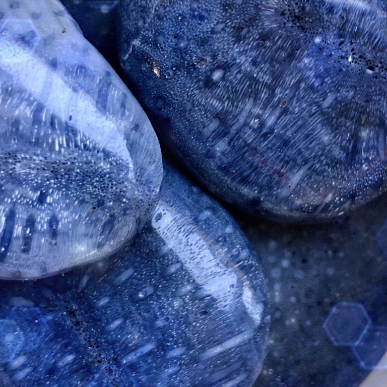 Past Life Healing Palm Stones for healing age-old wounds