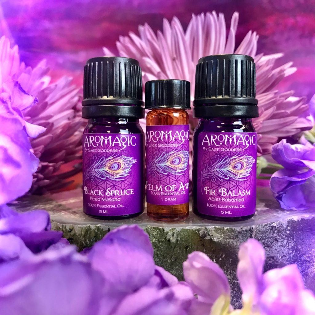 December 2018 AroMagic Set: Herbs and Oils for Protection, Based on the ...