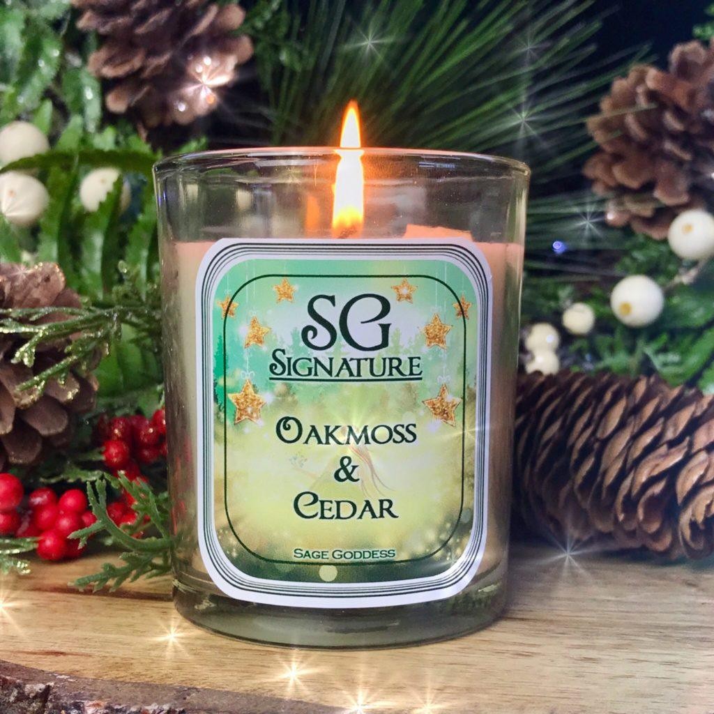 Limited Edition SG Signature Candle: Oak Moss & Cedar for restoration ...