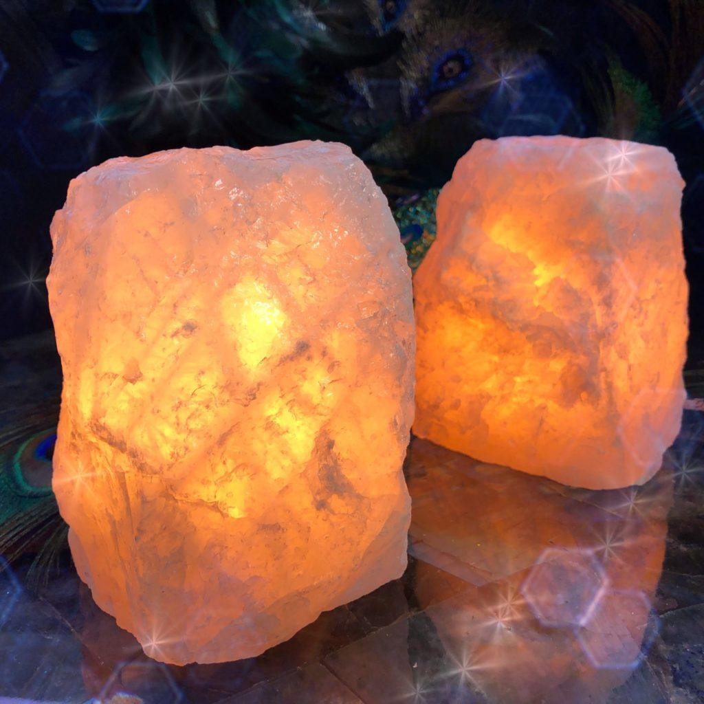 Loving Light Rose Quartz Lamps for compassion and heart-healing