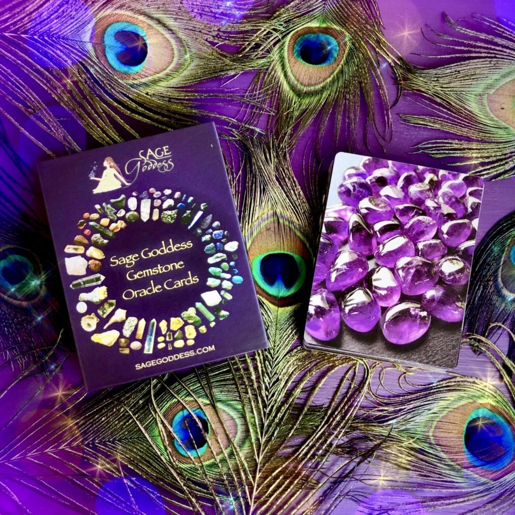 Sage Goddess Gemstone Oracle Cards for sacred gemstone guidance