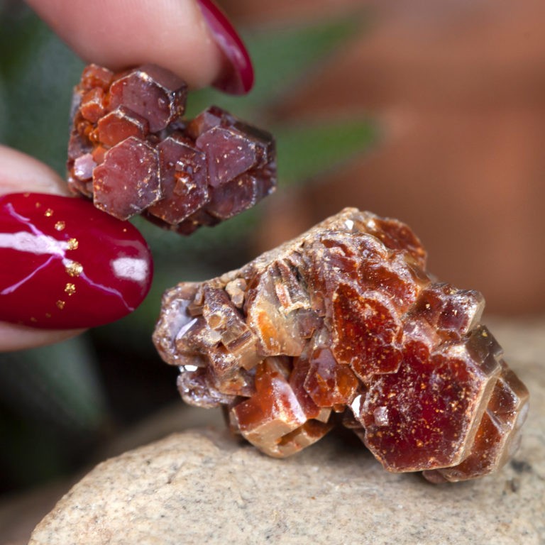 Tucson at Twilight: Vanadinite Crystal for stamina and accountability