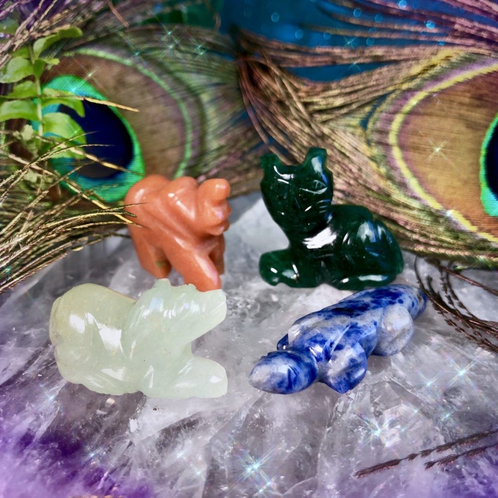 Prize: Mixed Gemstone Animals - Sage Goddess