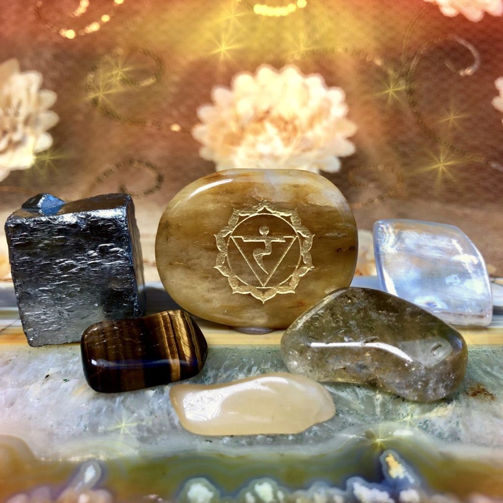 Solar Plexus Gemstone Set for confidence, willpower, and self-worth