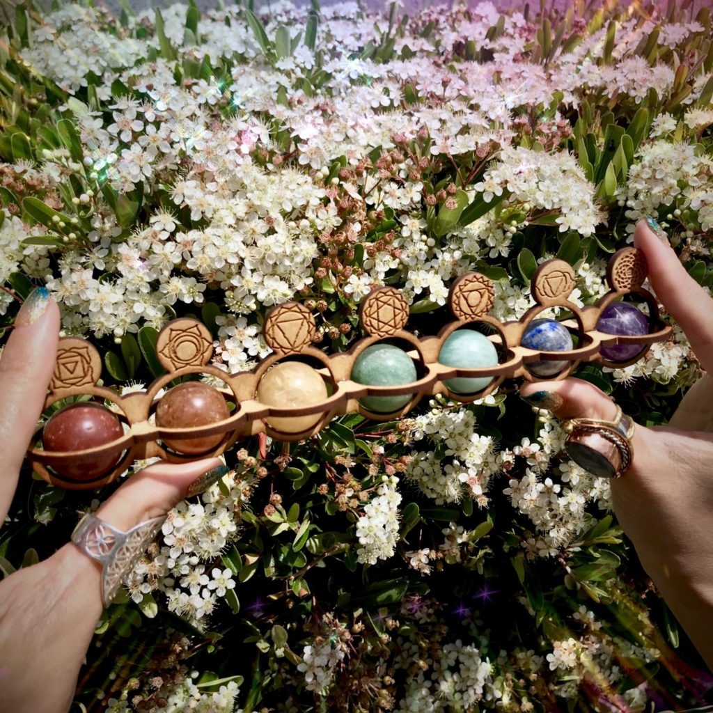 7 Chakra Vibrating Scanning Sphere Set for energetic alignment