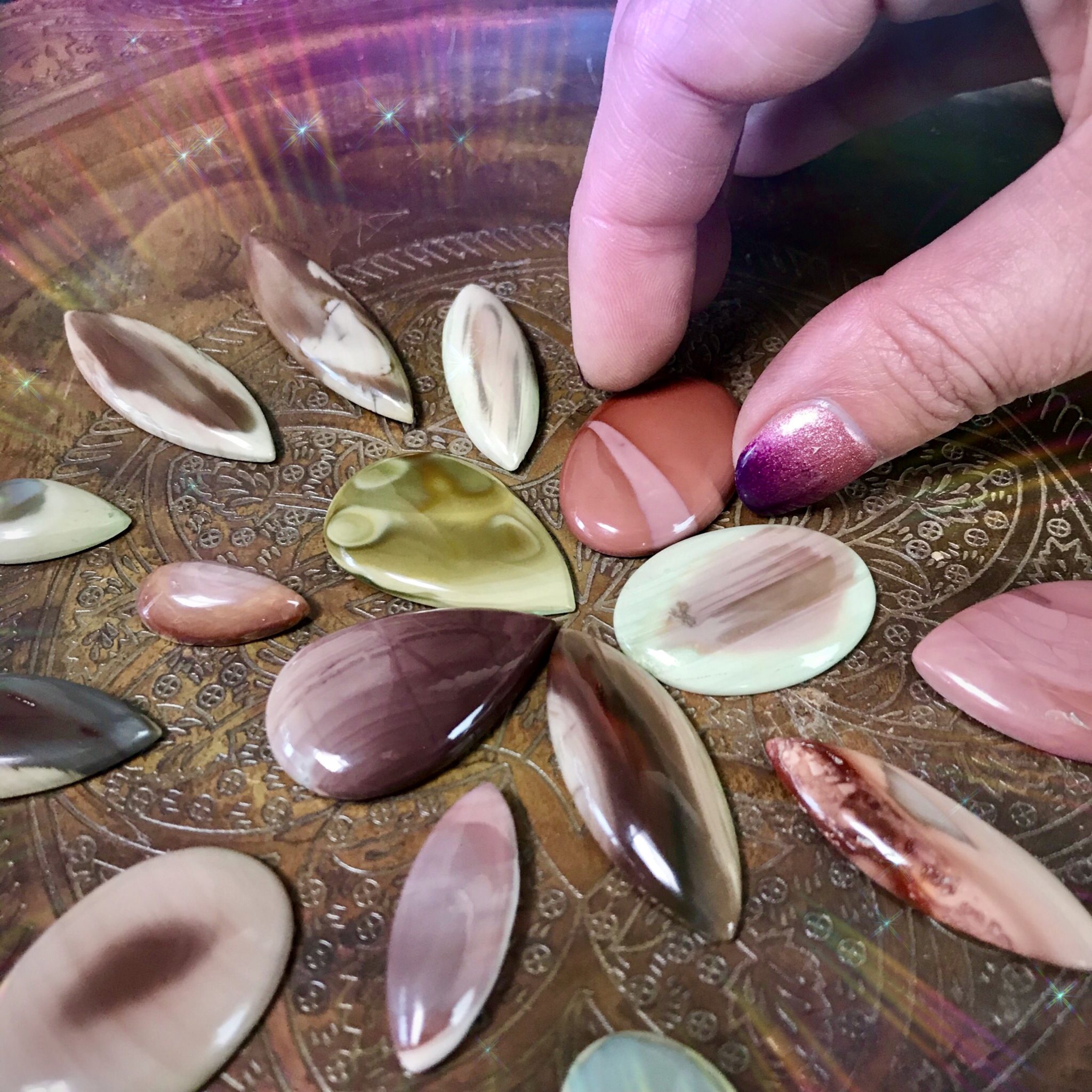 Craft Supplies & Tools Jewelry & Beauty Imperial jasper cabochon etna ...