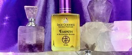 Peaceful Empath Amethyst Perfume Bottles with Free Empath Perfume