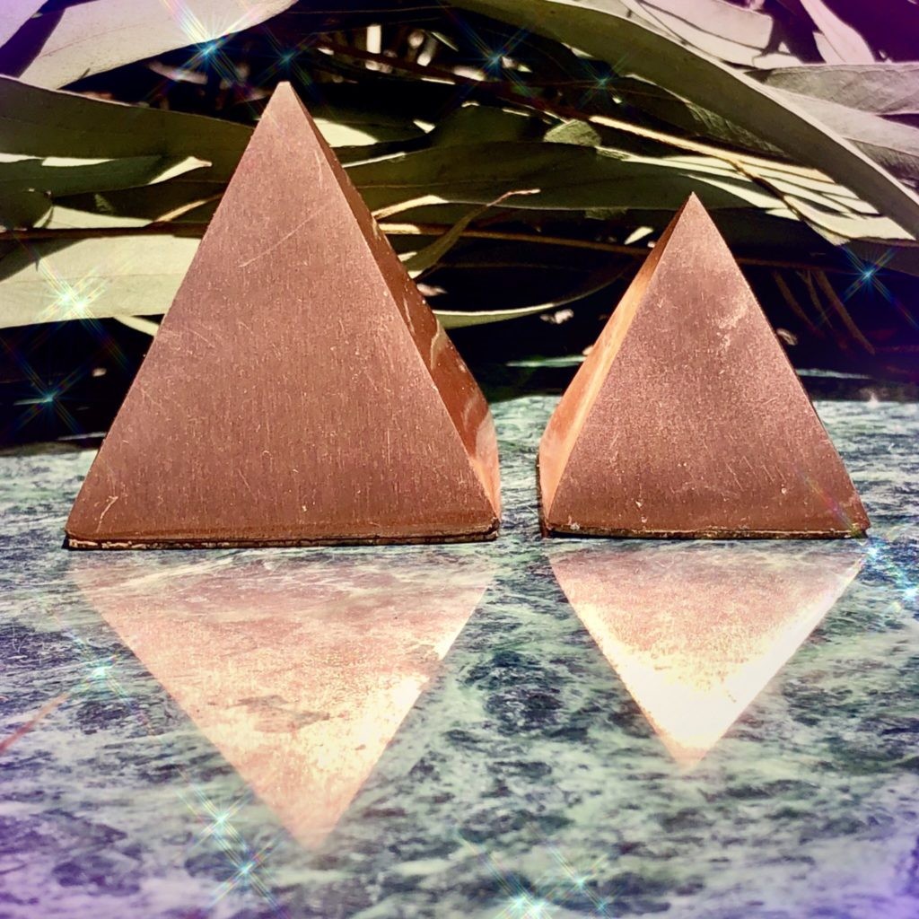 Energetic Conducting Copper Pyramids for channeling positivity
