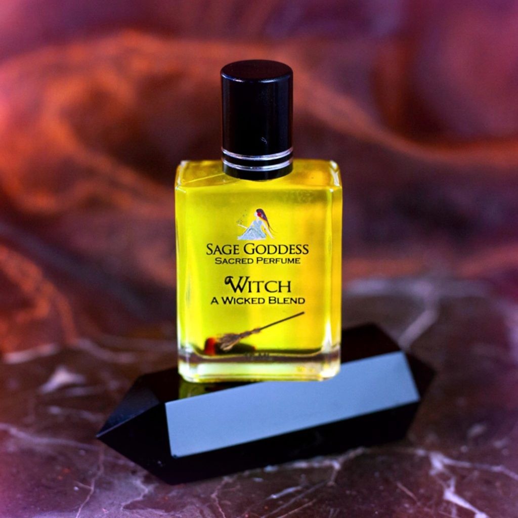 Witch Perfume with Free Double Terminated Black Obsidian Wand